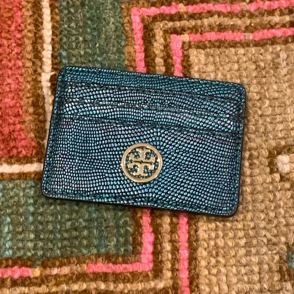 Tory Burch | Bags | Tory Burch Python Embossed Card Holder | Poshmark